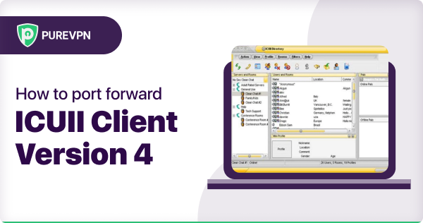 How to port forward ICUII Client Version 4 | Open ports on ICUII Version 4