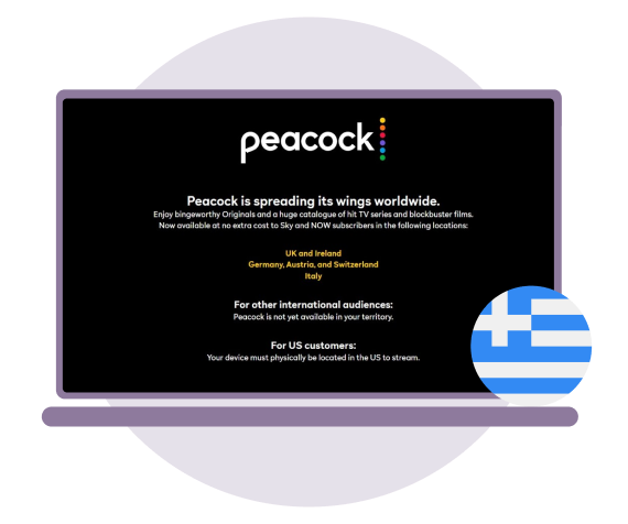 How to watch Peacock TV in Greece - PureVPN