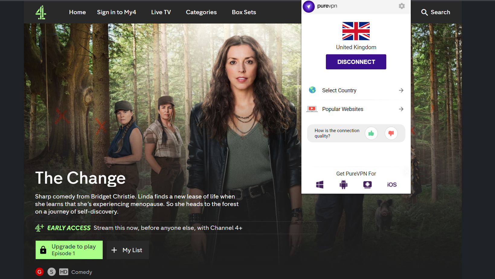 How to watch The Change in the US - PureVPN Blog