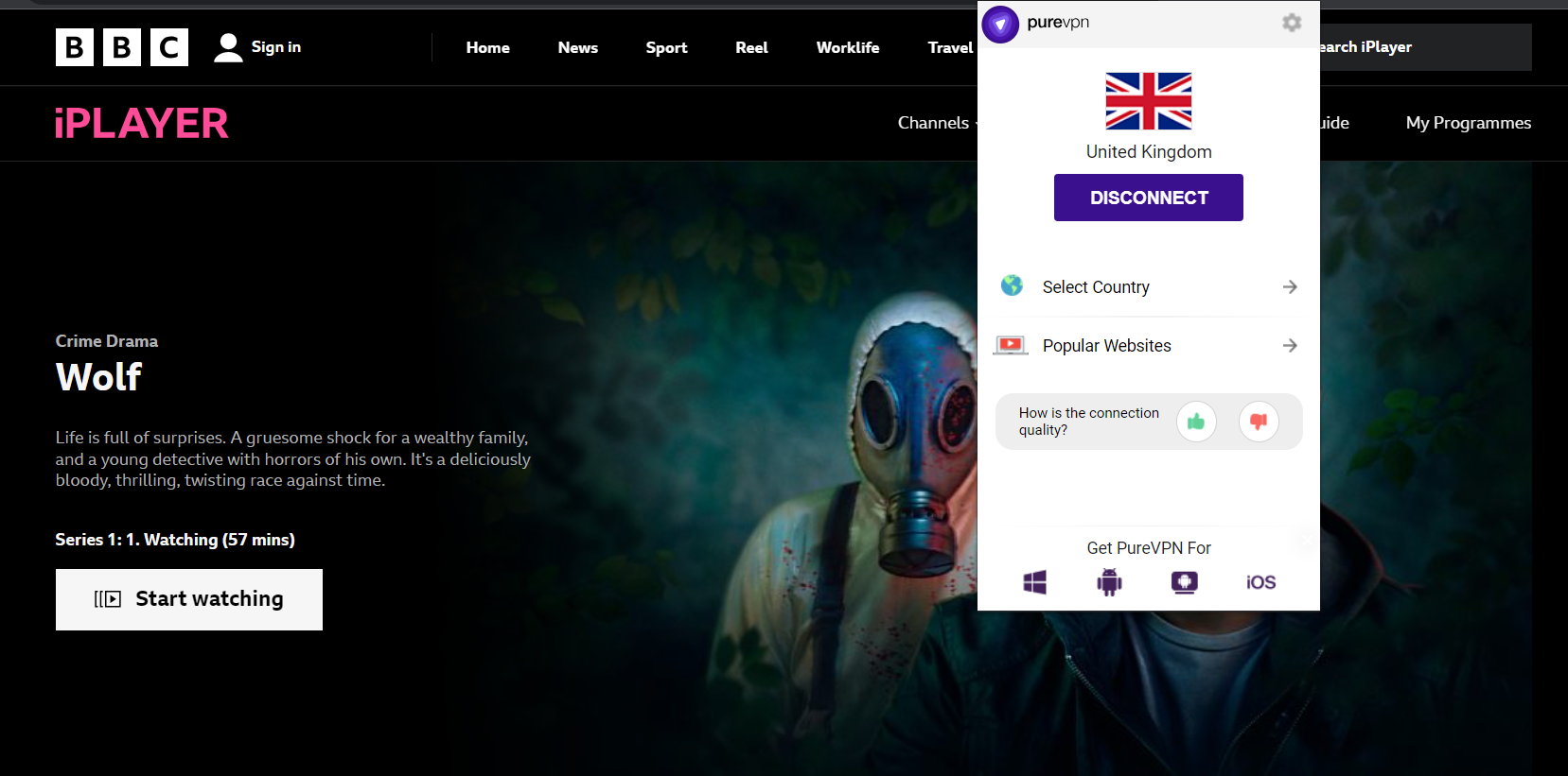 How to watch Wolf in the US on BBC iPlayer - PureVPN Blog
