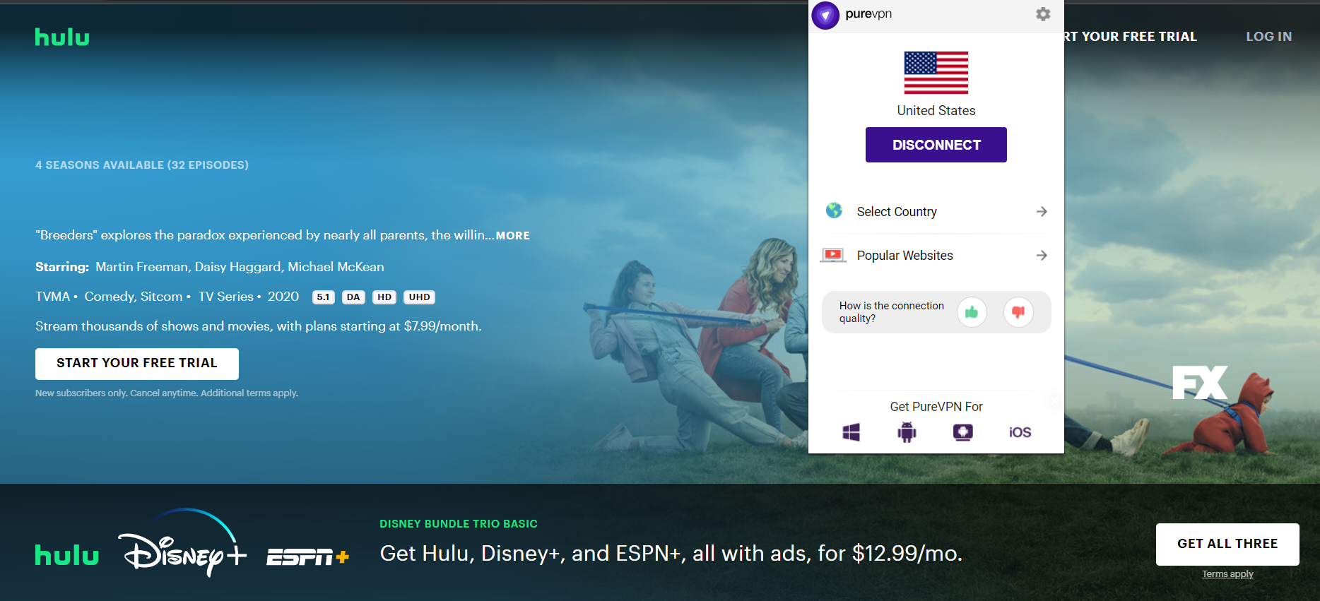 How to watch Breeders Season 4 outside the US - PureVPN Blog